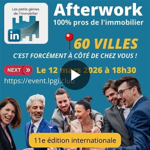 LPGI Afterwork – Les Petits Génies de l Immobilier Vous cherchez un espace où les échanges sont vrais, les rencontres utiles et l ambiance sincère ? Bienvenue chez Les Petits Génies de… | Virginie Dos Santos