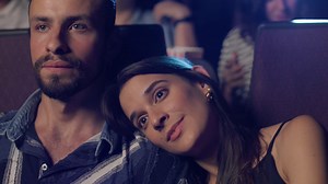 Couple enjoying a moment at the cinema - Free Stock Video