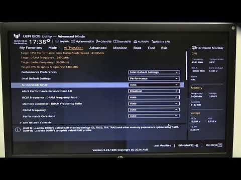 How to Manage ASUS AI Overclock Tuner for ASUS TUF B760 Motherboard