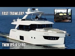 €935K ABSOLUTE NAVETTA 58! Fast Trawler Yacht With IPS Drives & Seakeeper Gyro