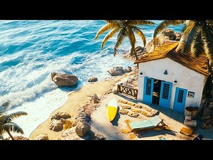 ASMR Beach Ambience 🌊 Soothing Ocean Waves & Calming Music for Deep Relaxation