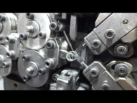 How to make a conical compression spring.