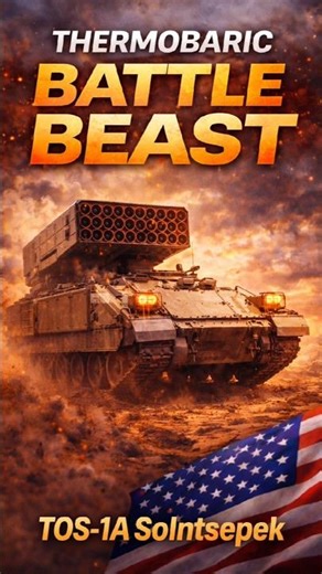 TOS-1A – The Devastating Thermobaric Beast 😮 #shorts