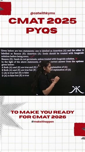 CMAT LR PYQ 2025 CMAT 2026 Exam Most IMP Logical Reasoning Question #cmat2026 #exam #cmatexam