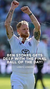 192K views · 82K reactions | BEN STOKES WITH THE FINAL BALL OF THE DAY!  | England Cricket | Facebook