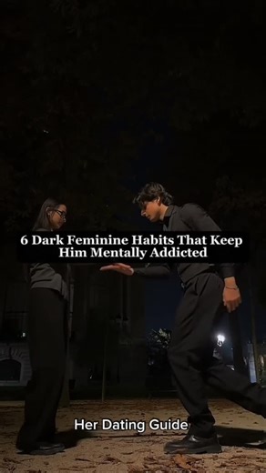 𝐑𝐞𝐚𝐝 𝐢𝐭 & 𝐒𝐚𝐯𝐞 𝐢𝐭' ⬇️ “If you want a man to crave you long after you’re gone — don’t chase, don’t beg… master these 6 dark feminine habits.” 💕 𝗪𝗮𝗻𝘁 𝘁𝗼 𝐌𝐚𝐤𝐞 𝐇𝐢𝐦 𝐎𝐛𝐬𝐞𝐬𝐬𝐞𝐝 𝐖𝐢𝐭𝐡 𝐘𝐨𝐮. Check out my Ebook "𝑴𝒂𝒌𝒆 𝑯𝒊𝒎 𝑩𝒆𝒈 𝑭𝒐𝒓 𝒀𝒐𝒖𝒓 𝑨𝒕𝒕𝒆𝒏𝒕𝒊𝒐𝒏". Link in bio @herdatinguide 1️⃣ Emotional Control You never overreact. You respond with calm mystery — and that unpredictability keeps him hooked. Men chase what they can’t fully read. 2️⃣ Strategic Si