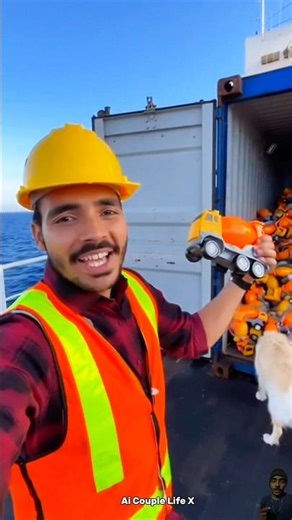 Ship Per Duty Karte Samay Kya Mila 😱 #container #ship #trending