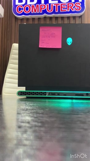 Alienware available at BBtech computers 🔹Alienware m15 r3 🔹Core i7 🔹10th generation 🔹32gb ram 🔹256gb 1Tb ssd storage 🔹8Gb rtx 2070 🔹1.850m ✅✅Fastest finger #explore #gaming #everyone #alienware