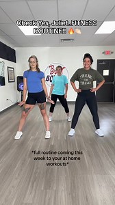 Ayyy a new one coming this week in a 45 min workout with Tiffany!! 🫶🏼🫶🏼 loooove this routine 🔥👏🏻 *full workouts through the #beatboxingfitness app on the app store* #dancefitness #workout #athomeworkout #dance #weightloss #cardio #fitness #music | Bev & Haily's Beat Boxing Fitness