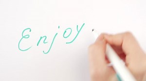 Hand Woman Writing Goal Enjoy On Stock Footage Video (100% Royalty-free) 14881219 | Shutterstock