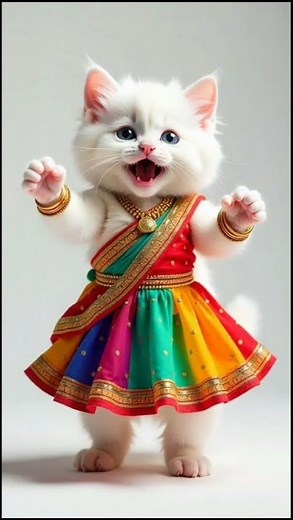 Cute 🥰 Kitten😂💃 Dance #kittendance #cutecats #shortsviral #trending