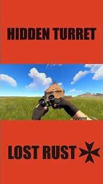 *NEW* HIDDEN DOUBLE TURRET POD RUST #rust #youtubeshorts #shorts