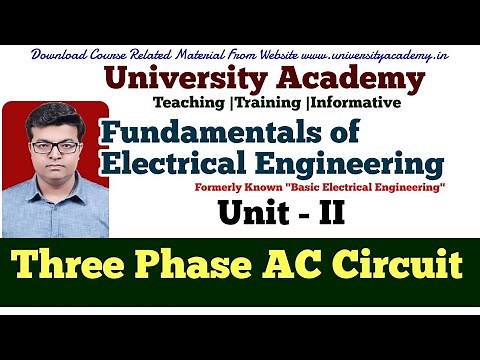 FEE31: Three Phase AC Circuit | Three phase balanced circuits