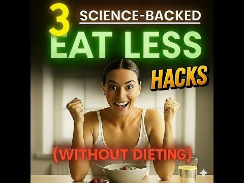 3 Science-backed hacks to eat less & lose weight WITHOUT DIETING!