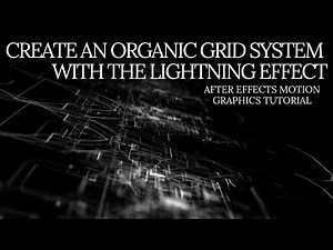 How To Create An Amazing 3d Grid Effect With The Lightning Effect In After Effects!