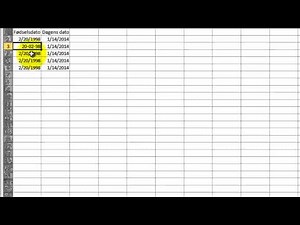 Excel 2010 (Norsk) - Datoer i Excel - Nybegynnere - Del 1 - Formatere datoer