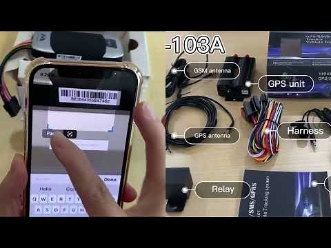 Baanool TK103 Scran the Imei number to connect the GPS Tracker with APP