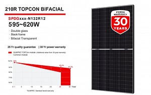 [Hot Item] Tier 1 Sunpro Solar Project Mono Topcon 620W Grade a Solar Panel with CE, TUV, ISO, Anti-Pid Ground Project