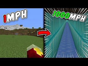 How To Go Fast In Minecraft!