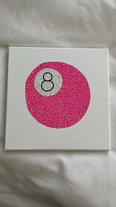 8 Ball Rhinestone Wall Art - Etsy Australia