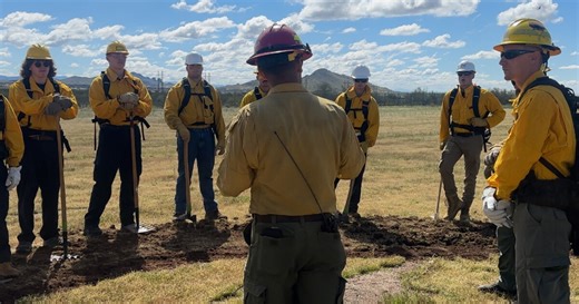 Students learn the science behind combatting wildfires through hands-on learning