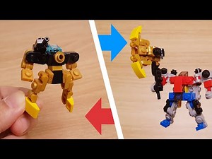 Micro LEGO brick golden axe transformer mech - Golden Axe #LEGO #MOC #transformers #レゴ #レゴ変形ロボ