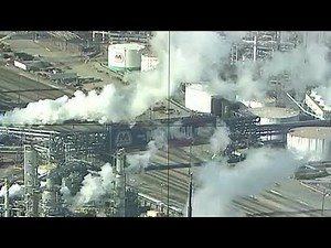 Images spotlight pollution near refinery in Detroit