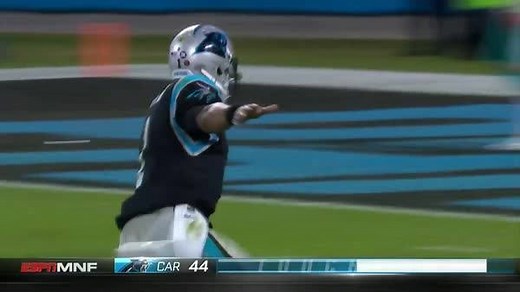 1M views · 8K reactions | A vintage Cam Newton performance on Monday Night. 254 pass yards. 95 rush yards. And 4 TDs. Highlights from the Carolina Panthers QB's big night! #MIAvsCAR | NFL | Facebook