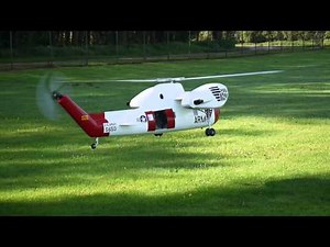 RC-Heli Sikorsky CH-37 Mojave im Schwebeflug Teil 2
