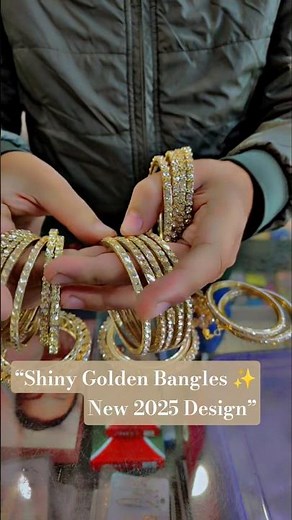 “Premium Golden Bangles Set Bridal & Party Wear Kada Design Latest Golden Bangles Collection 2025”