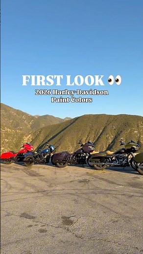 NEW 👀 2026 Harley-Davidson Paint Colors