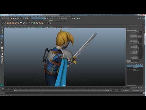 ART 282: Animating cloth physics in Maya