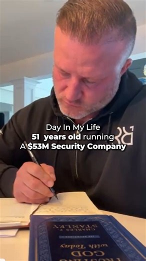 STRATEGIC SECURITY CORP on Instagram: "Day In My Life Owning A $53M Security Company 🎥 It’s not just running a company, it’s building a lifestyle of discipline, protection, and purpose. Follow for a real look inside the world of security! #SecurityCareers #Leadership #StrategicSecurity"