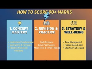 HOW TO GET 90 ABOVE MARKS IN PHYSICS BOARD EXAM. HOW TO STUDY PHYSICS IN LAST 2 MONTH. TOPPER TALKS