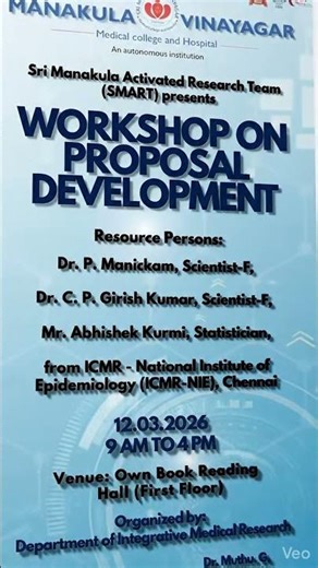 SMART - Proposal Development Workshop