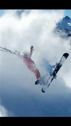 High-Speed Snowboard Crash: Red vs. Blue on the Slopes 🏂💥