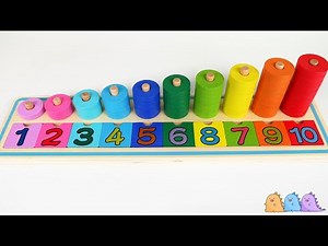 Learn Numbers 1 to 10 | Learn Counting | Toddler Learning Videos