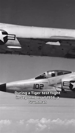 Faster than a speeding bullet, literally! In September of 1956, a Grumman F11F Tiger flew so fast it overtook its own bullets and shot itself down. This supersonic Navy jet was flown from Intrepid in 1959 and 1960, and later served with the Blue Angels, the Navy's elite flight demonstration team. Get a close-up look at this incredible aircraft at the Intrepid Museum! 💙💛 | Intrepid Museum
