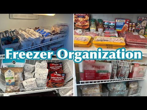 UPRIGHT/DEEP FREEZER ORGANIZATION|CLEAN & ORGANIZE WITH ME