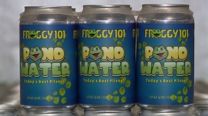 Unveiling of Froggy 101 Pond Water to support veterans