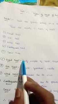 types of loads in buildings .............from civil concept hub🥰