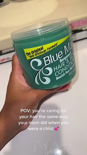Nostalgic Scalp Greasing: Revisiting Childhood Memories with Blue Magic