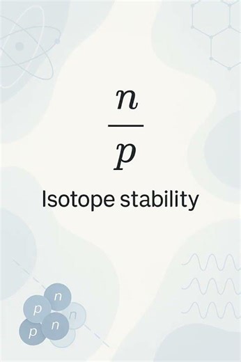 Isotope Stability Explained! 🔬 #Shorts