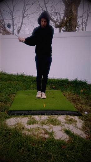 Meh #golf #golfswing #golflife #golfpractice #backyardgolf #drivingpractice #golfgrind #golfjourney #amateur_golf #golfcontent #golfdaily #golferlife #lofigolf #golfvibes #golfaddict | Triple Cheese Bogey