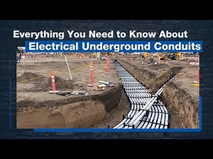 Underground Conduit for Electrical Wiring Protection and Installation | Ctube