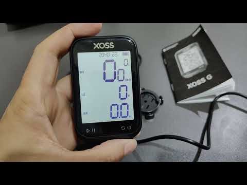 Ciclocomputador XOSS G 3 (Geração 3) GPS Bike com Strava e várias funções legais,