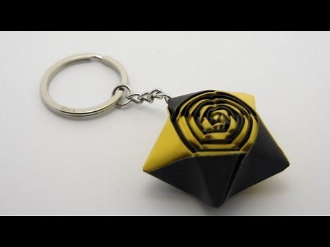 How to make an Origami Star Keychain
