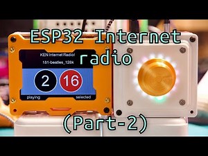 ESP32 Internet Radio version 2 (PCM5102 + TFT 3.5 inch display + rotary encoder+ RGB LED)