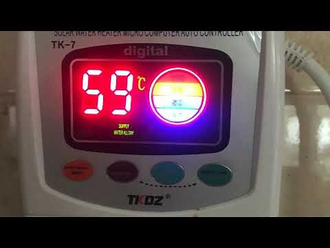 Solar Water Heater Micro Computer Auto Controller TK 7 Digital, Manual do controle eletrônico TK8-A