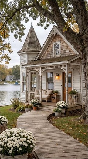 Dreamy Lakefront Cottage Aesthetic | Cozy Interiors & Peaceful Views